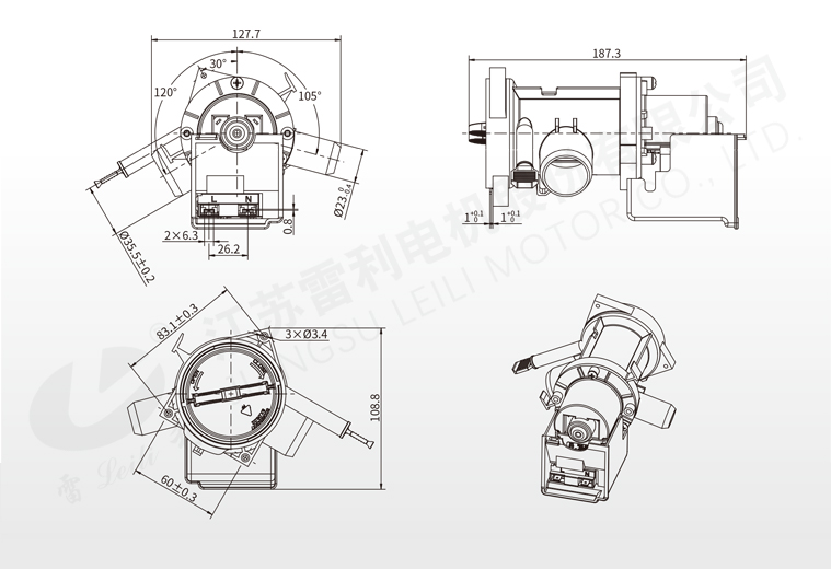 AC synchronous drainage pump BPX1 - LEILI
